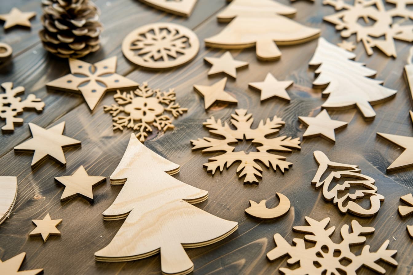 Unfinished Wood Cutouts Used for Painting and Crafts: Perfect DIY Proj ...